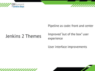 Pipeline: Continuous Delivery as Code in Jenkins 2.0 | PDF