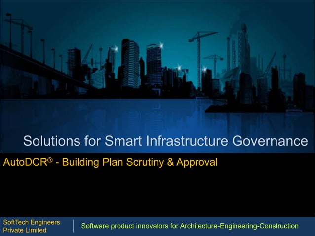 AutoDCR (Building Plan Approval system) | PPTX