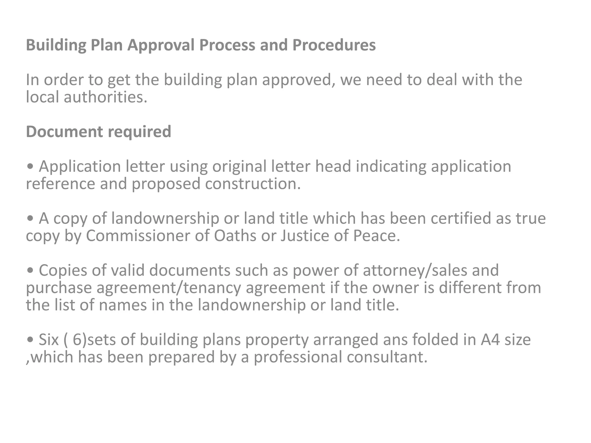 Building plan approval for b khata ,bda,bbmp in Bangalore | PPTX