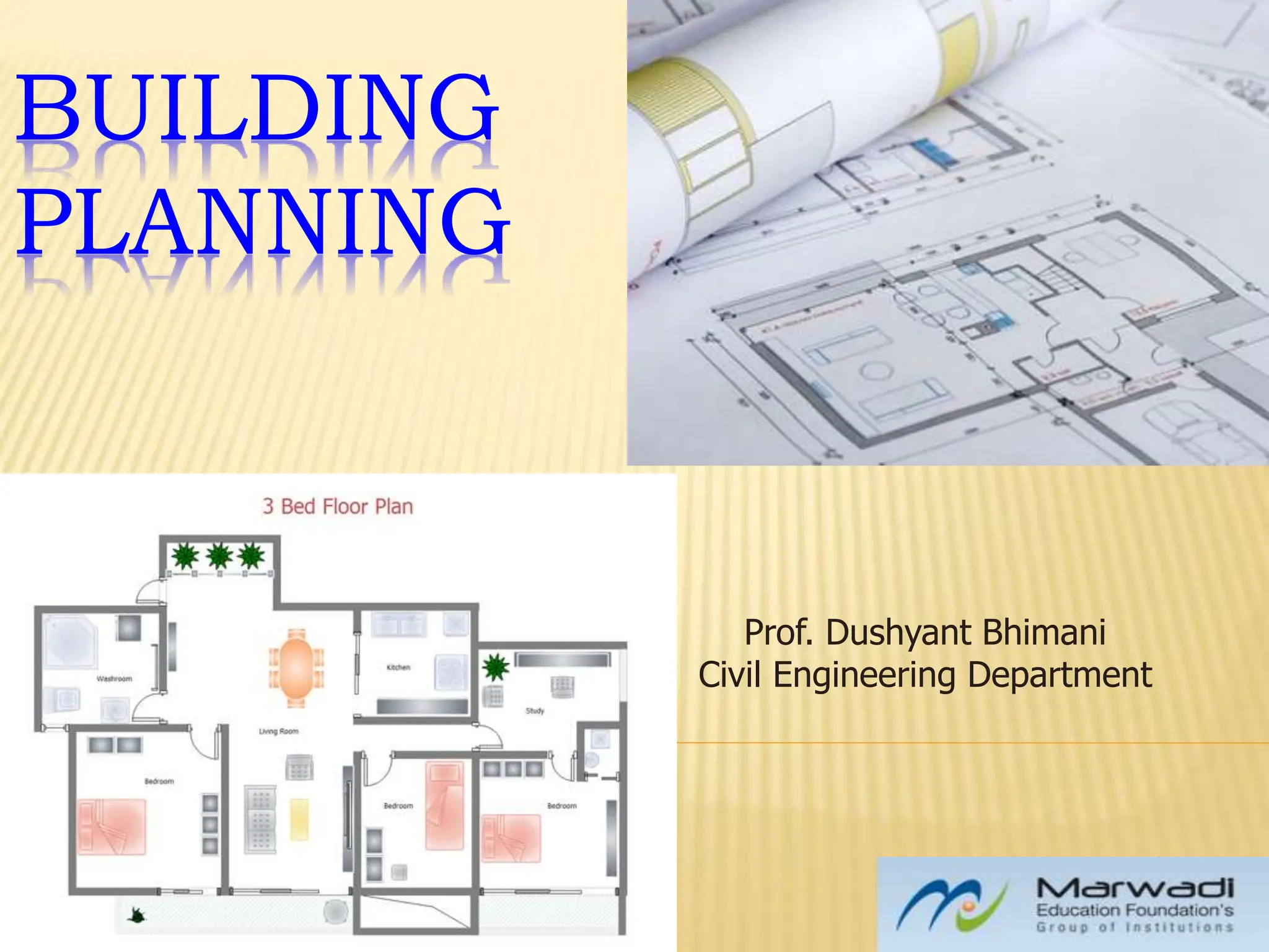Building Planning Architecture for BPD course | PPT