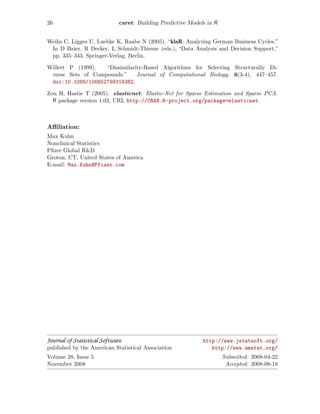 Building Predictive Models R_caret language | PDF