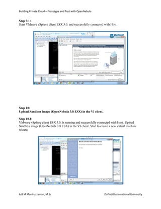 Build a private cloud – prototype and test with open nebula | PDF