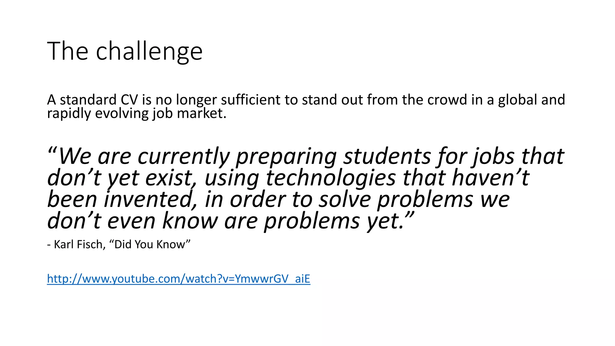 Building a professional digital profile | PPT