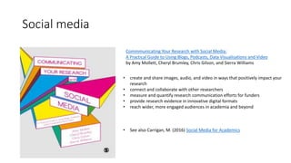 Building a professional digital profile | PPTX