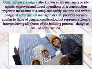 Building professions | PPT