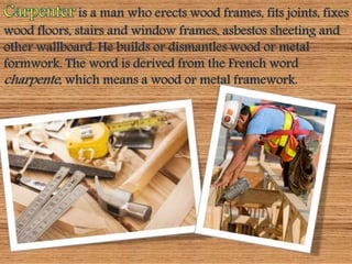 Building professions | PPTX | Civil Engineering Industry | Industries