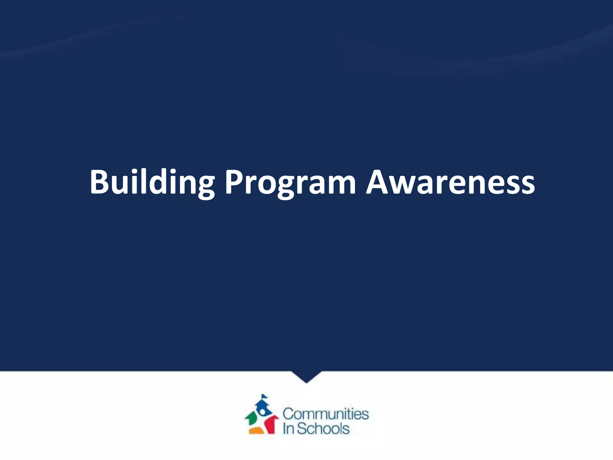 Building Program Awareness | PPTX