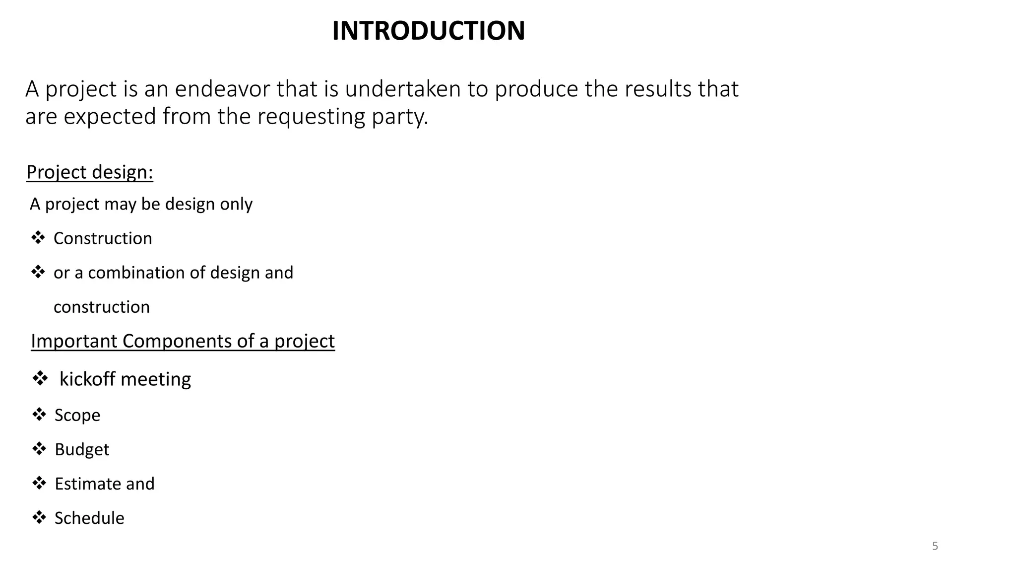 Building project presentation | PPTX