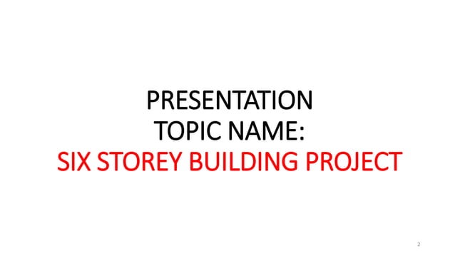 Building project presentation | PPTX