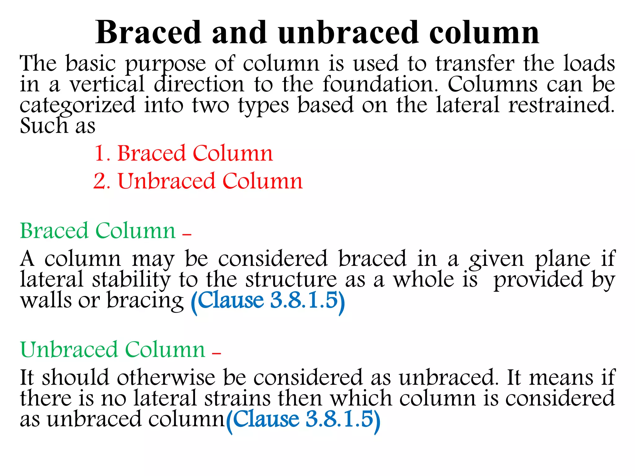 Building project rc column | PPTX