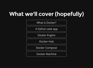 Building Python Web Apps with Docker | PPT | Free Download