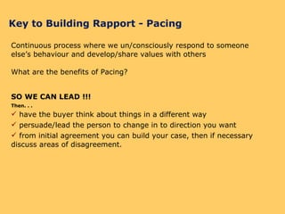 Building rapport | PPT