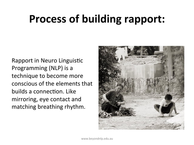 Tools to Build Rapport and Better Relationships | PDF