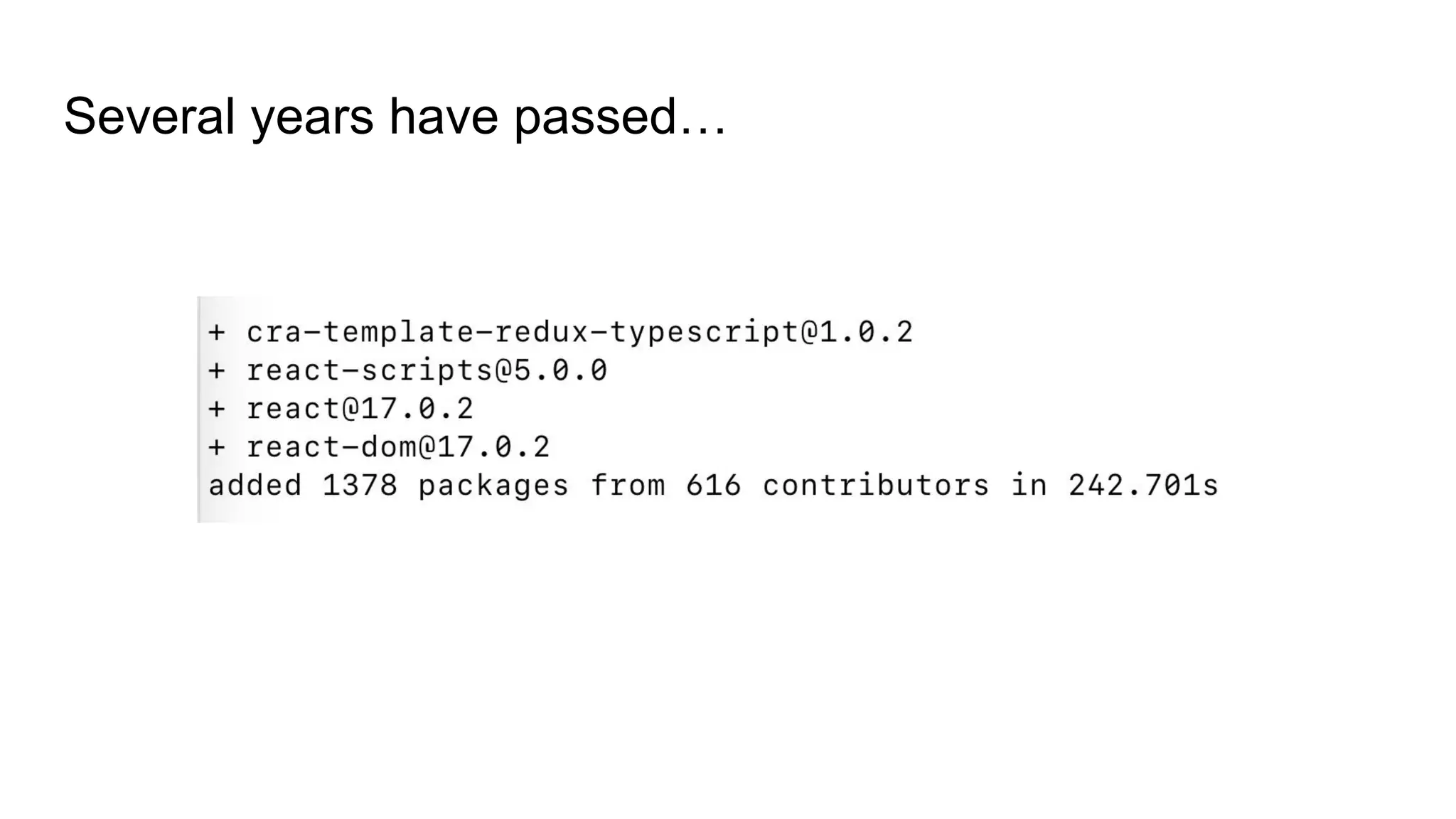"Building a full-stack react app with empty node_modules", Oleksandr Suhak | PDF