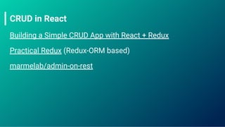 Building React CRUD app in minutes? | PDF