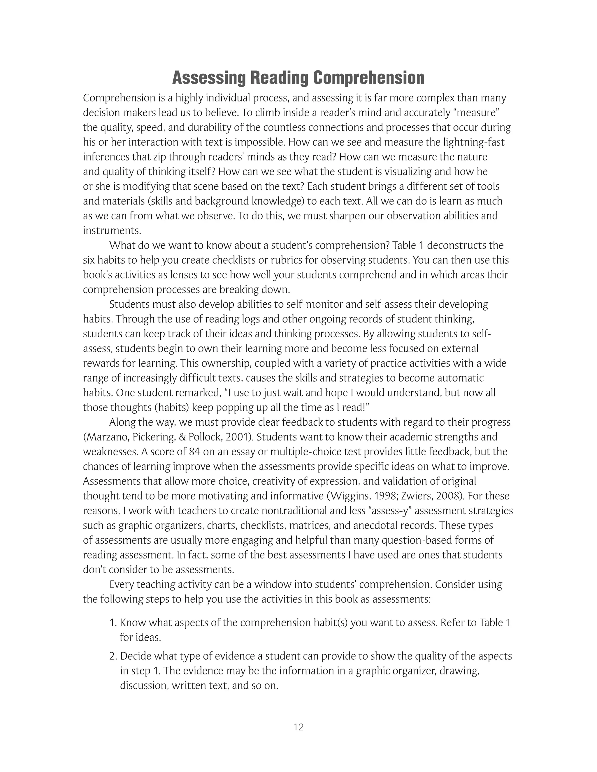 Building Reading Comprehension Habits in Grades 6-12_ A Toolkit of Classroom Activities ...