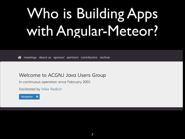 Building Realtime Web Apps With Angular And Meteor Ppt