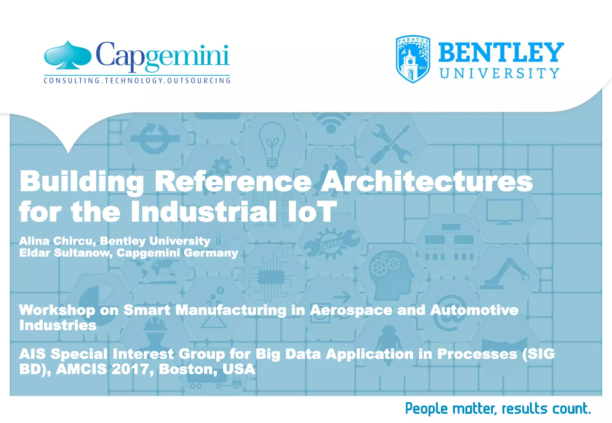 Building Reference Architectures for the Industrial IoT | PDF