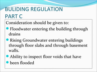 Building regulations part c | PPT