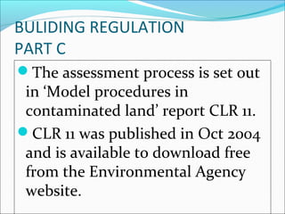 Building regulations part c | PPT