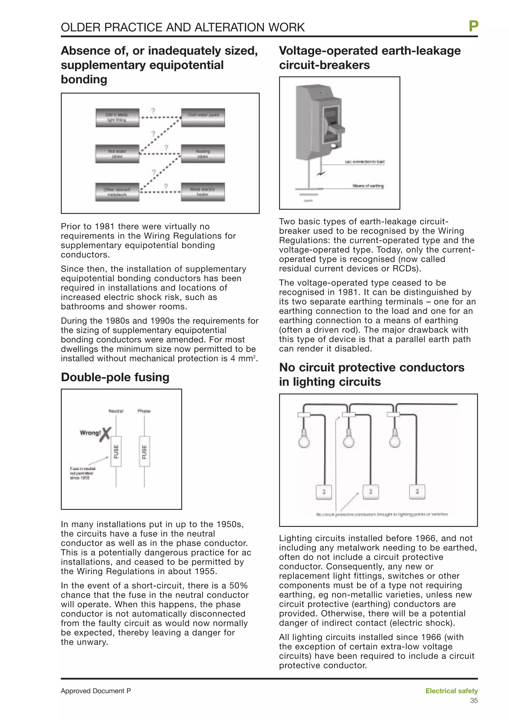 Building regulations electrical safety jan 2005 | PDF