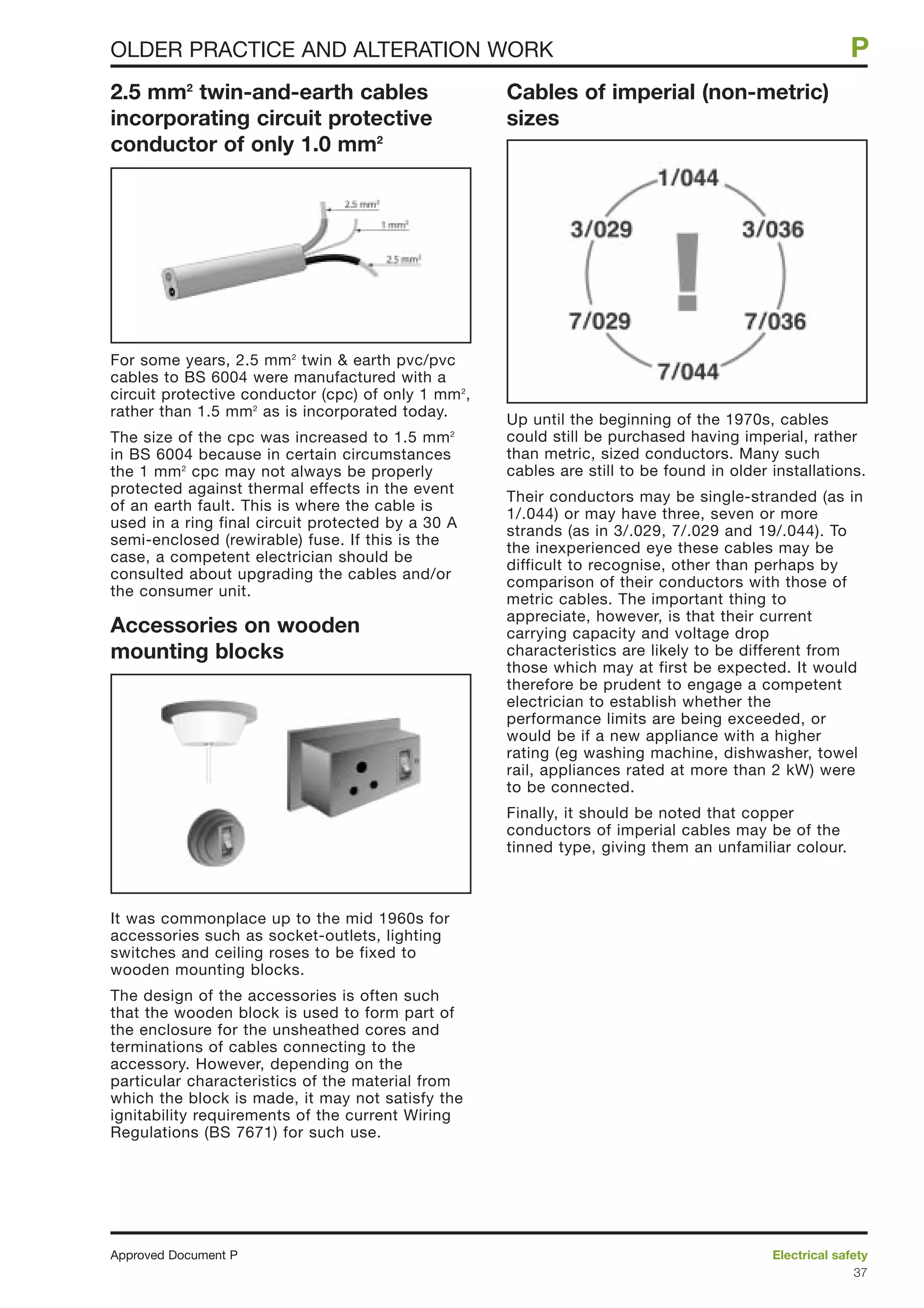 Building regulations electrical safety jan 2005 | PDF