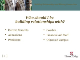 Building Relationships and Making Connections | PPT