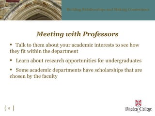 Building Relationships and Making Connections | PPT