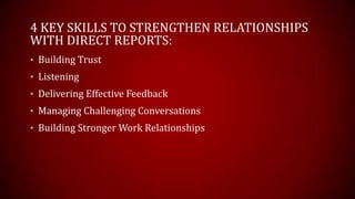 Building relationships | PPTX