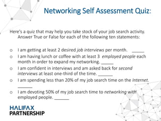 Networking 101 - Building Relationships | PPTX