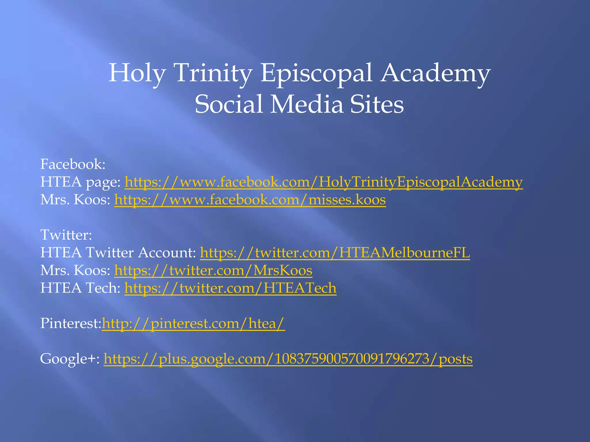 Building relationships with social media independent schools | PPT