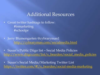 Building relationships with social media independent schools | PPT