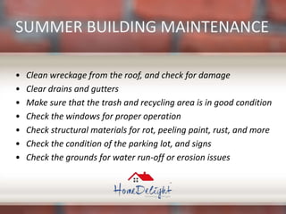 Building Repair and Maintenance Checklist.ppt