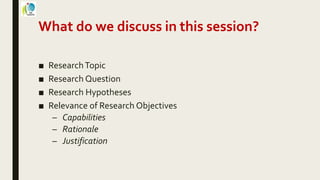 Building research concepts | PPT