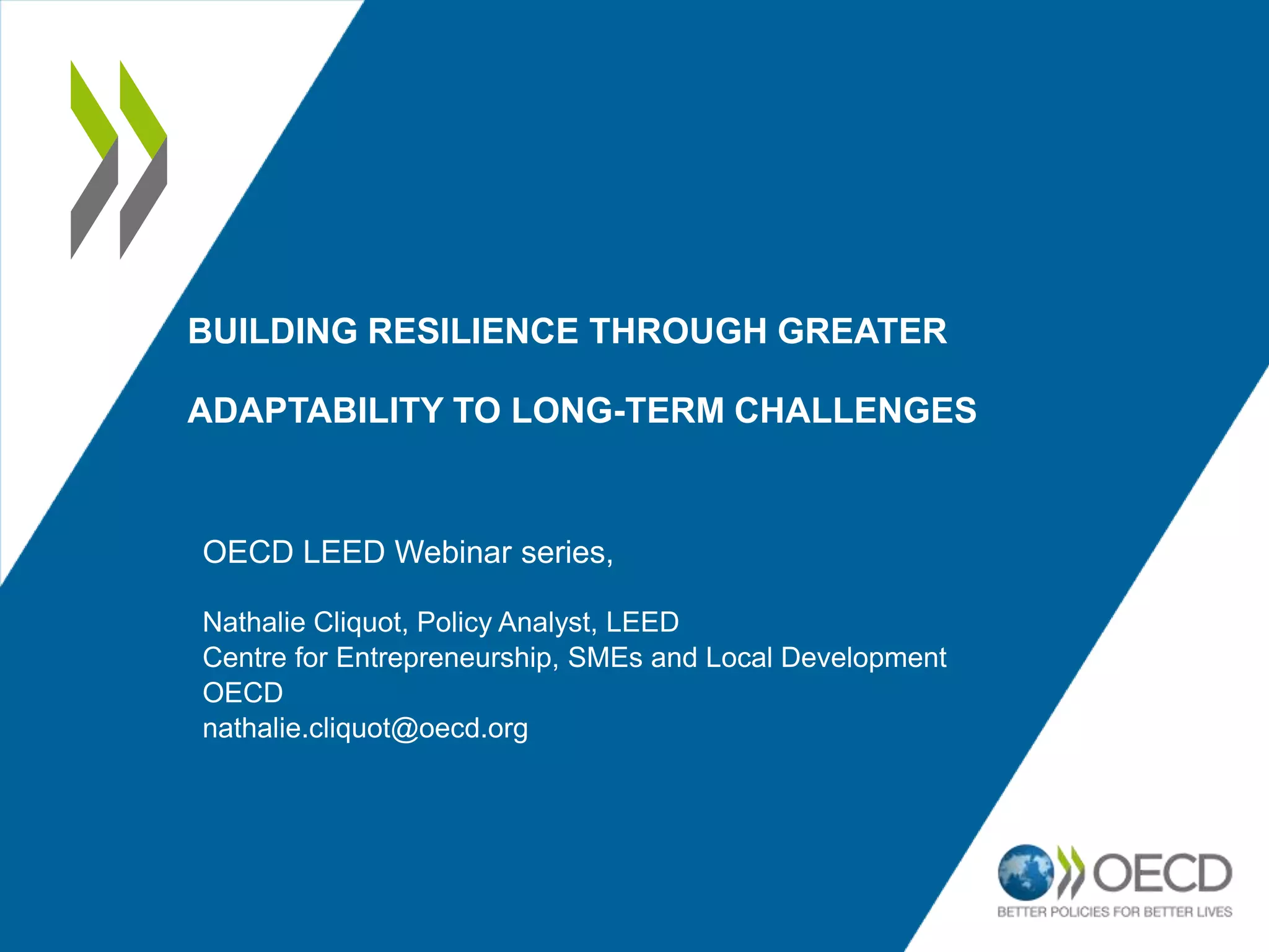 Building resilience Through Greater adaptibility to Long-Term ...