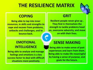 Building Resilience in the Workplace and the Personal Sphere | PDF