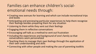 Building resilience and social emotional intelligence | PPTX