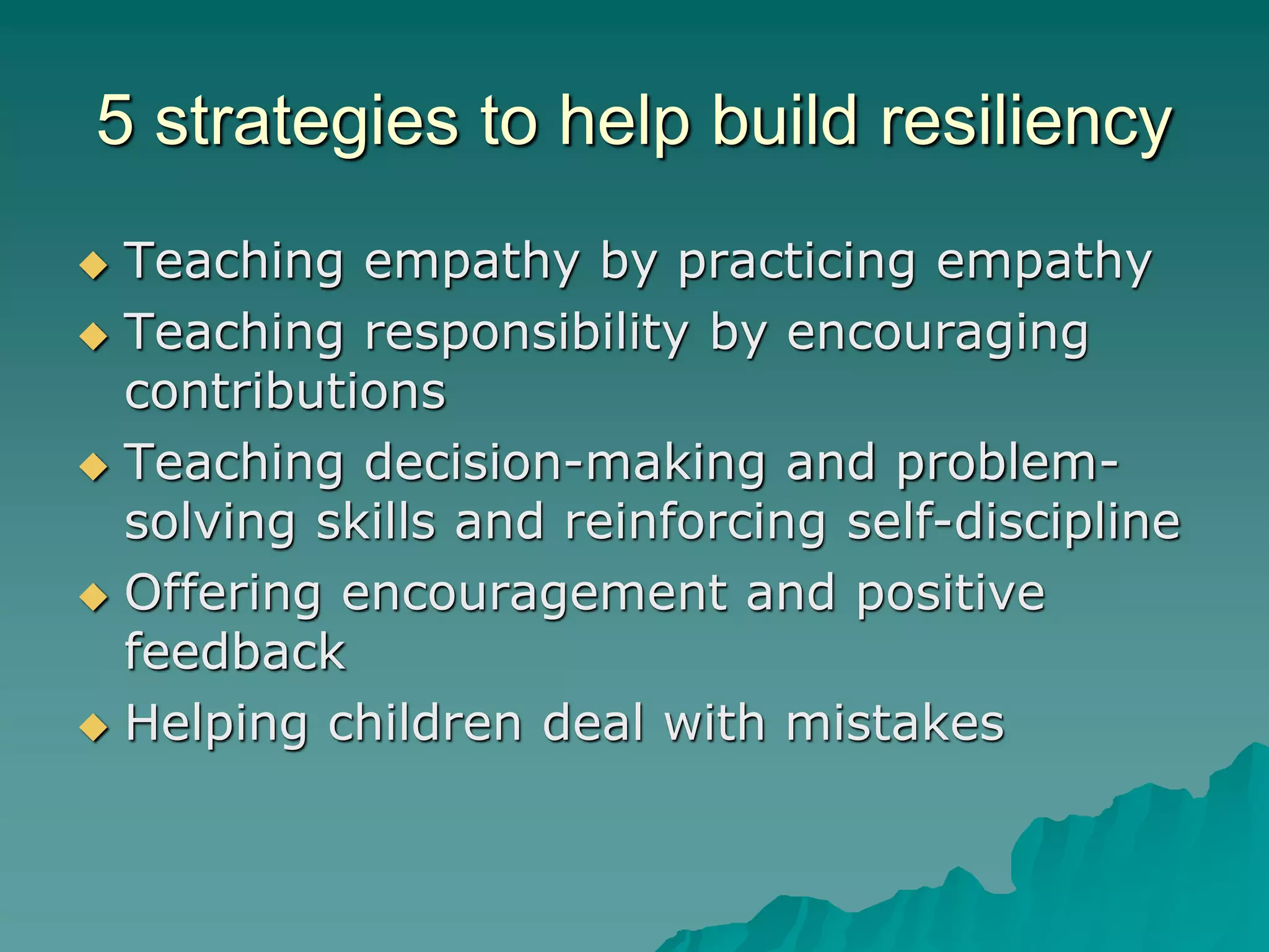 Building resiliency | PPT