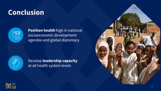 Building RESILIENT HEALTH SYSTEMS to advance universal health coverage ...