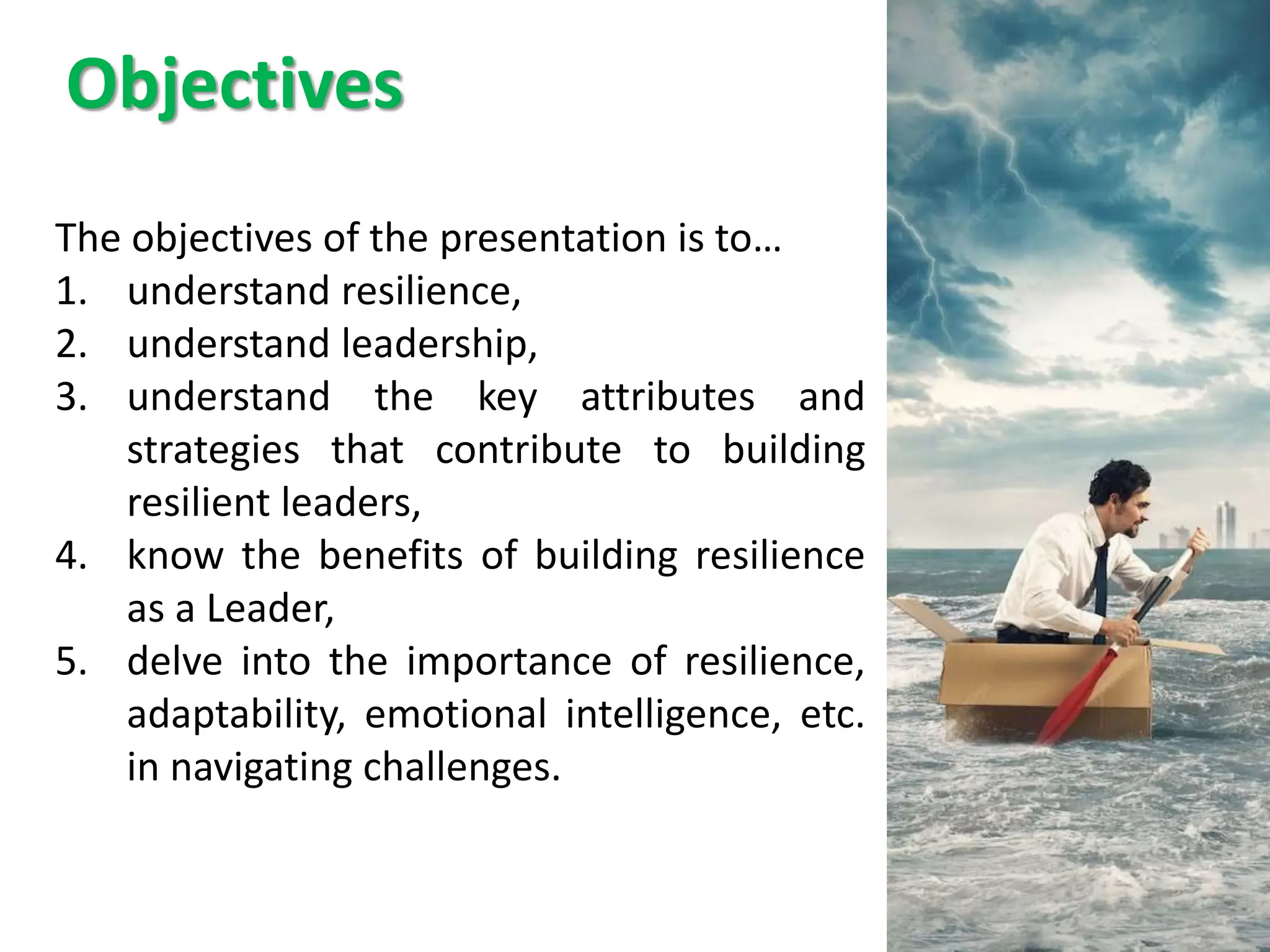 Building Resilient Leaders in a Challenging Landscape | PPSX