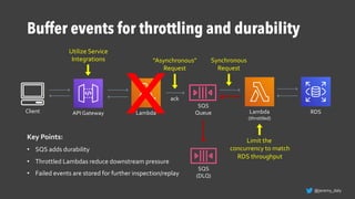 Building resilient serverless systems with non serverless components | PPT