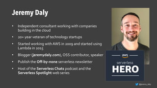 Building resilient serverless systems with non serverless components | PPT