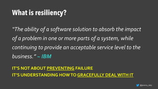 Building resilient serverless systems with non serverless components | PPT