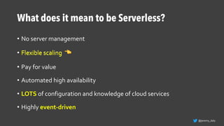 Building resilient serverless systems with non serverless components | PPT