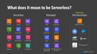 Building resilient serverless systems with non serverless components | PPT