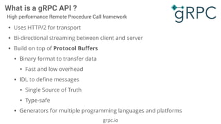 Building REST APIs using gRPC and Go | PDF