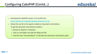 Building Restful Web App Rapidly in CakePHP | PPT