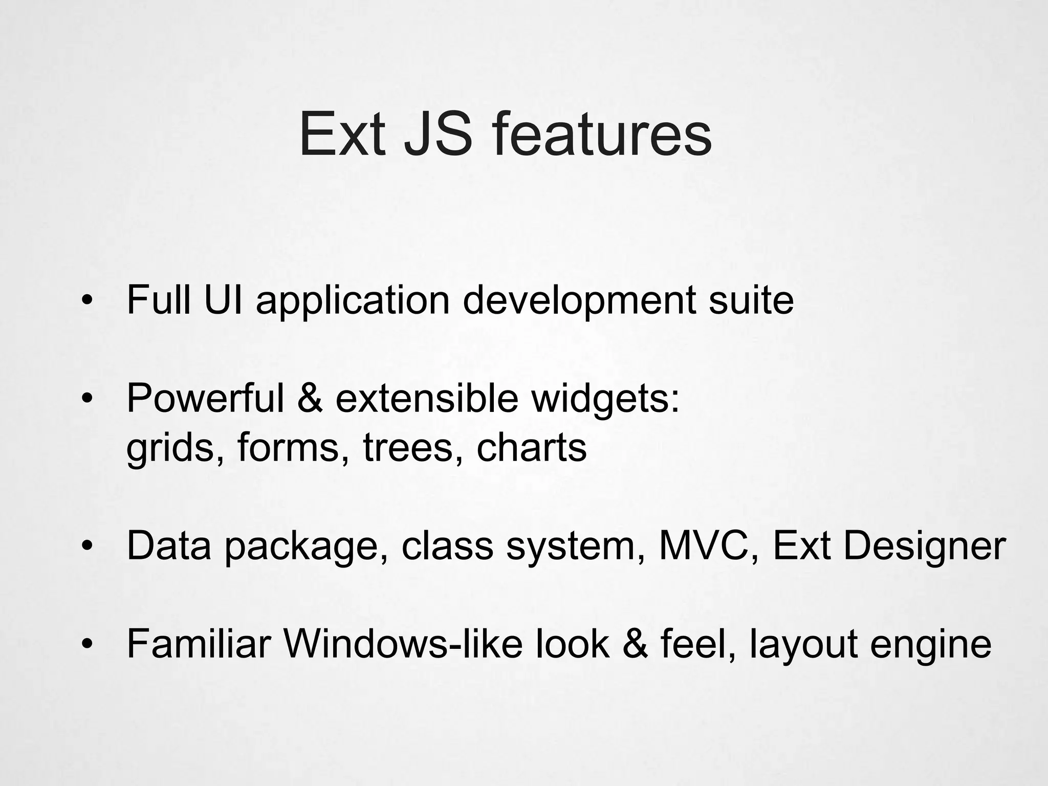 Building Rich Internet Applications With Ext Js Ppt 