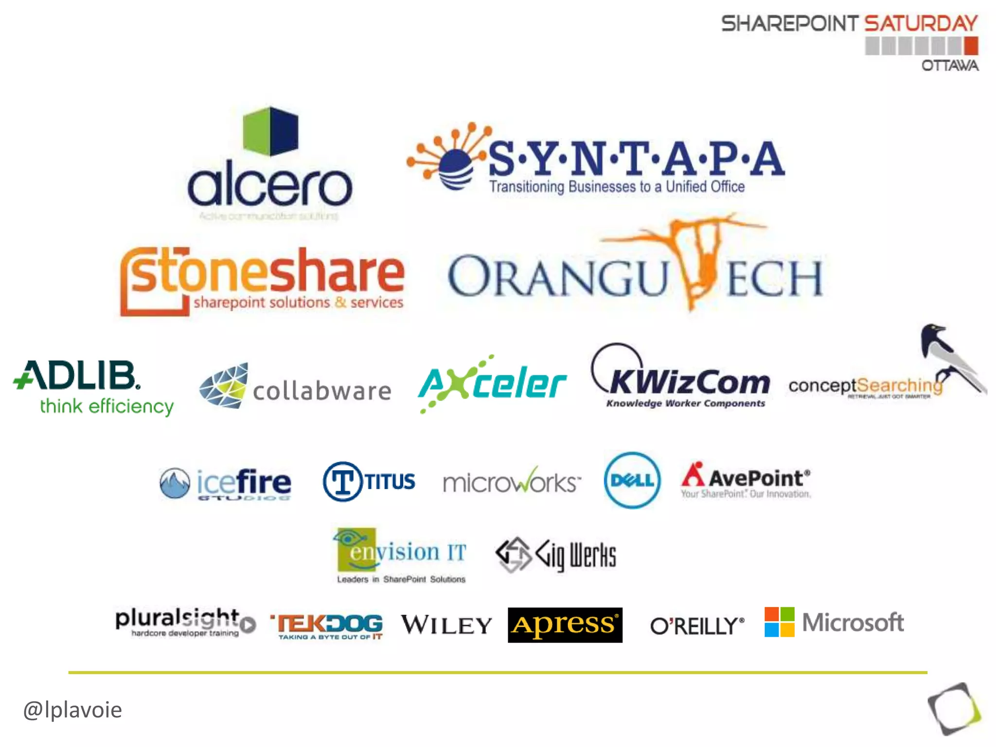 Building rich interface components with SharePoint | PPT