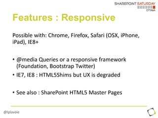 Building rich interface components with SharePoint | PPT